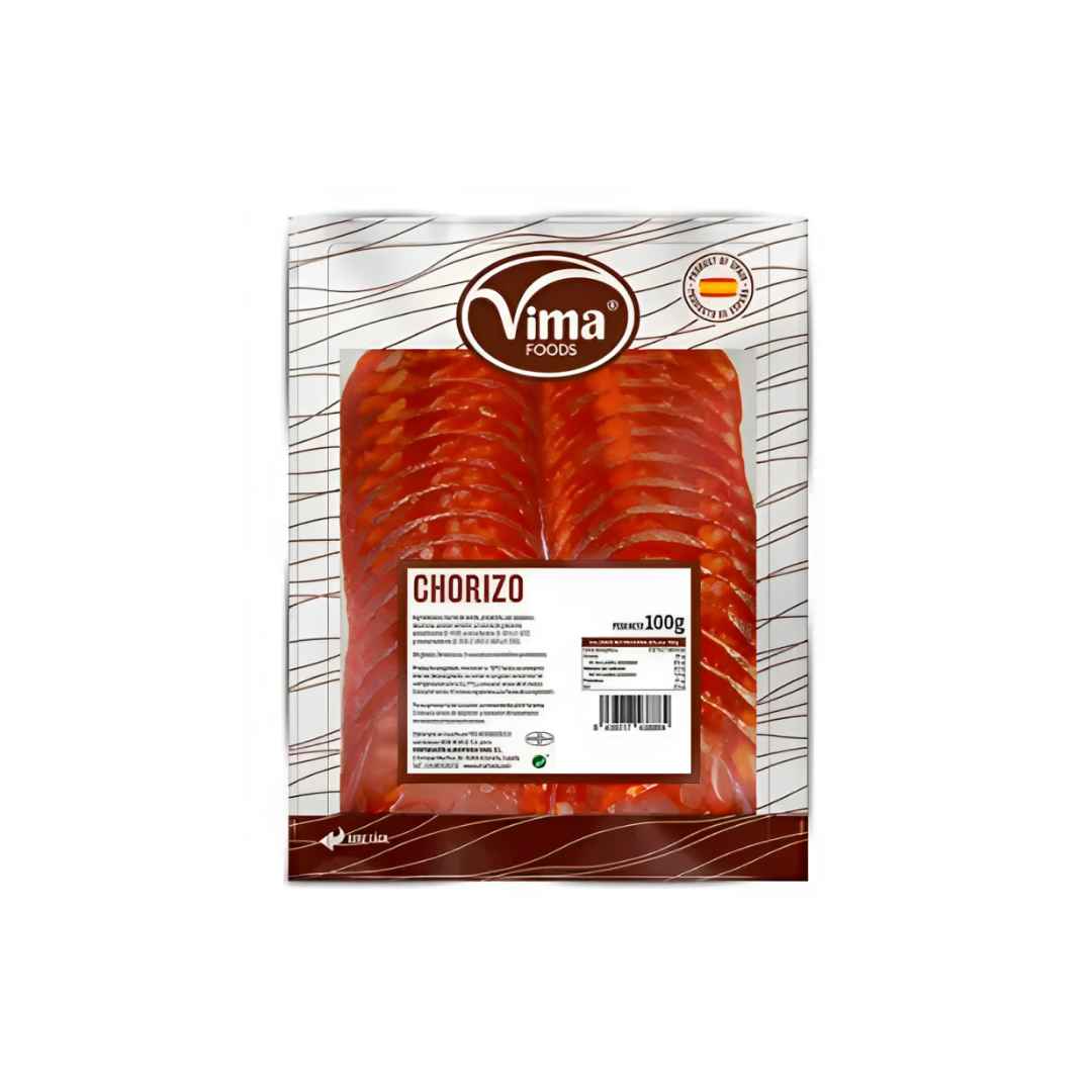 Chorizo Loncheado Vima 100g - Esencial Pack